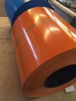 China YK Red Prepainted Steel Coil Galvanized Steel Sheet Coil TCT 0.25 X 914mm G550 for sale