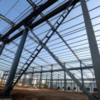 China Fabricated Light Type Q235 Q345 Pre Built Metal Buildings Prefabricated Steel Structure for sale