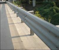 China Thrie Beam Roadside Guardrail , Galvanized Guard Rail For Traffic Road Safety Use for sale