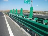 China PVC Coating Thrie Beam Highway Guardrail Systems For Traffic Road Protection for sale
