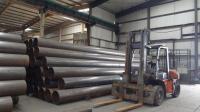 China Q235B Q345B Hollow Steel Pipe , ERW Black Round Steel Welded Pipe for sale