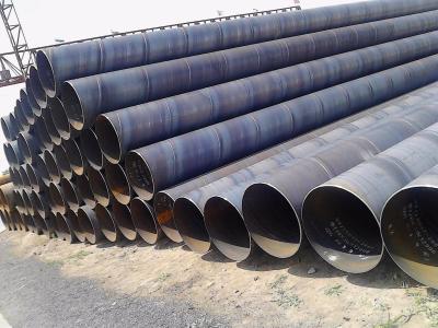 China Spiral Welded Large Diameter Steel Pipe / Round Steel Tubing Used For Construction for sale