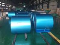 China Blue Tinted Anti - Finger Print Hot Dipped Galvalume Steel Coil Thickness+/-0.01mm for sale