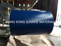China CGCC G550 0.12 X 914MM Blue Color Coated Galvanized Steel Coil ISO 9002-2010 for sale