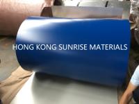 China CGCC G550 0.12 X 914MM Blue Color Coated Galvanized Steel Coil ISO 9002-2010 for sale