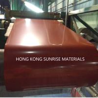 China 0.16 X 1220MM Brown PPGI Prepainted Galvanized Steel Coil Soft SGCC JIS Z100 for sale