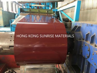 China 0.16 X 1220MM Brown PPGI Prepainted Galvanized Steel Coil Soft SGCC JIS Z100 for sale