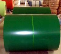 China PPGL Galvalume Colour Coated Steel Coils 0.15x914mm AZ50g In Green Color for sale