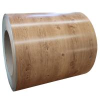 China Wood Grain PPGI Coil Sheet / Prepainted Galvanized Steel Coil GB Standard for sale
