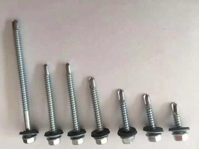 China Metric Hexagon Head Self Drilling Screws For Glass Wool Panel Installation for sale