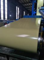 China Full Hard 0.28 X 1219 Mm RAL Color Beige Prepainted Steel Coil JISG 3321 Grade for sale