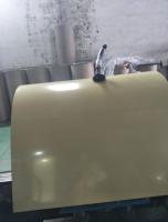 China Akzo Nobel Beige Color Prepainted Galvalume Steel Sheet In Coil 1220 mm Width for sale