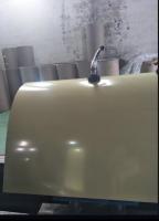 China 55% Alu 0.40X1220 Beige Prepainted Galvalume Steel Sheet In Coil For Structure Cladding for sale