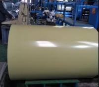 China 55% Alu 0.40X1220 Beige Prepainted Galvalume Steel Sheet In Coil For Structure Cladding for sale