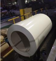 China RAL9016 Pearl White Prepainted Steel Sheet In Coil ,  0.5 X 1219mm , Z270 for sale