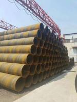 China Q235B Q345B Welded Hollow Steel Pipe , Large Diameter And Wall Thickness Round Water Pipe for sale