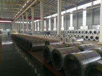 China 0.6mm Thickness Alu - Zinc Galvalume Steel Coil For Rolling Doors DIN Standard for sale