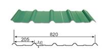 China Smooth And Flat Color Coated Roofing Sheets / Metal Roof Tiles For Houses for sale