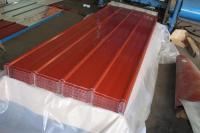 China Pre - Painted Galvanized Steel Building Roof Tiles / Zinc Coating Roof Sheet For Warehouse for sale
