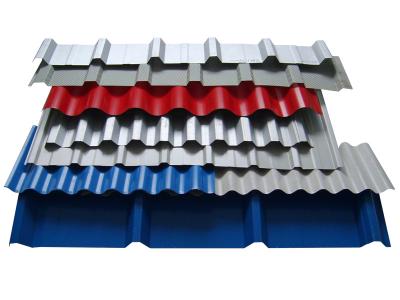 China 0.12-2.0mm Thickness SGCC Galvanized Steel Roof Sheet / Colored Metal Tile Roof Shingles for sale