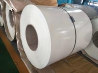 China 0.40 X1200 Mm White Prepainted Steel Coil For Kiosks , Shutters , Guard Doors for sale
