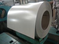 China 0.40 X1200 Mm White Prepainted Steel Coil For Kiosks , Shutters , Guard Doors for sale