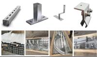 China 10kw Photovoltaic Stainless Steel Solar Panel Roof Accessories Clamp Bracket for sale