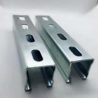 China Hot Dipped Galvanized Steel Unistrut Channel Mounting Brackets / Supporting System for sale