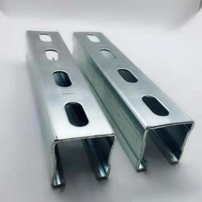 China Hot Dipped Galvanized Steel Unistrut Channel Mounting Brackets / Supporting System for sale