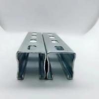 China Hot Dipped Galvanized Steel Unistrut Channel Mounting Brackets / Supporting System for sale