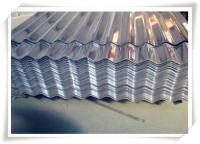 China Corrugated Galvanized Steel Roof With Total Thickness of 0.18 mm for sale