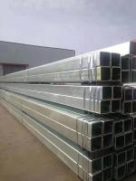 China Square Hollow Steel Pipe Made By Hot Dipped Galvanized Steel Coil 100 X 100 mm for sale