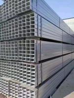 China Square Hollow Steel Pipe Made By Hot Dipped Galvanized Steel Coil 100 X 100 mm for sale