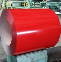 China 0.37 X 1219 Mm Prepainted Galvalume Steel Coil For House Roofing Akzo Nobel Paint for sale