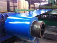 China 0.37 X 1219 Mm Prepainted Galvalume Steel Coil For House Roofing Akzo Nobel Paint for sale