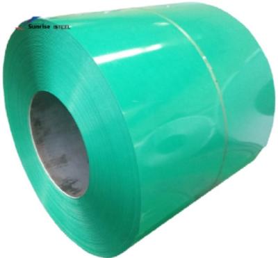 China Durable Outside Color Coated Steel Sheet Coil With Hot Dipped Galvanization for sale