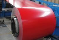 China 75G/M2 Zinc Coated 0.455mm RAL3002 Prepainted Steel Sheet for sale