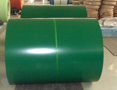 China RAL1021 Yellow Prepainted Zinc Coated Steel Sheet 0.475mm for sale