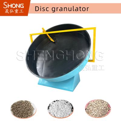 China Organic Fertilizer Disc Granulator Machine with 12 Months Warranty 0.3-6 ton/hour Capacity and 2 Tons Weight for sale