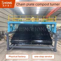 China Chain Plate Type Compost Turner for Organic Solid Waste Processing for sale