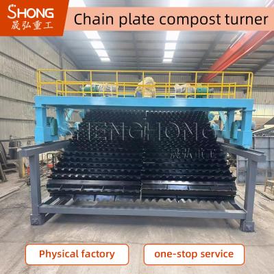 China Chain Plate Type Compost Turner for Organic Solid Waste Processing for sale