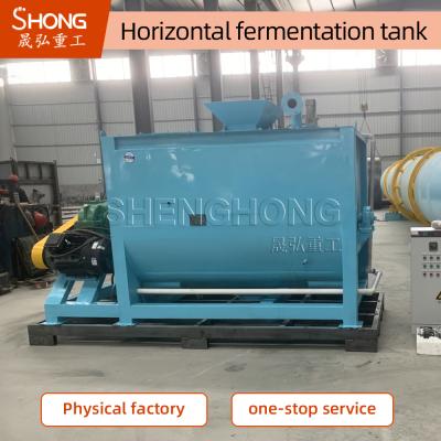 China Full Hydraulic 75KW Organic Fertilizer Fermentation Tank with 12 Months Warranty for 10 Hours Disposal Process for sale