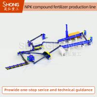 China Compact Footprint NPK Fertilizer Production Line with Flexible Formulation and Low Investment Cost for sale