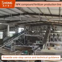 China NPK Fertilizer Production Line with 2%-6% Moisture Chemical Powder Raw Material and Engineer's Guide Installation for sale