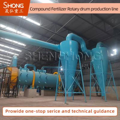 China 380V Compound Fertilizer Granulator Line for NPK Production 3-8mm for sale