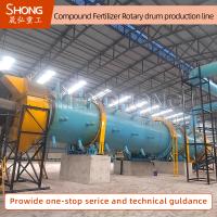 China Organic Compound Fertilizer Production Line with 1-100 Tons per Hour Capacity and 2-30mm Granules Size for sale