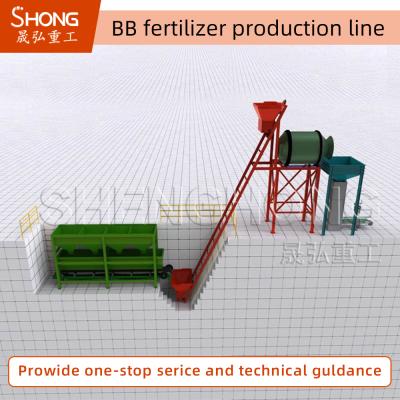 China High Productivity 20 Tons/Hour Automated Organic Fertilizer Production Line for Granular Manufacturing for sale
