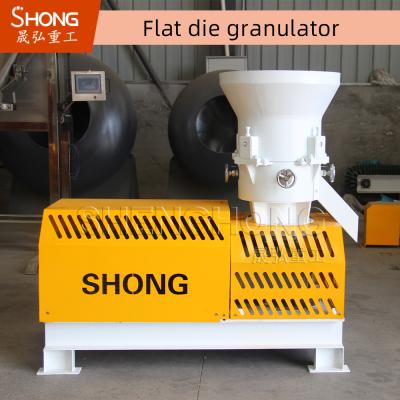 China 5-8 T/H Flat Die Pelletizer Poultry Manure Granular Fertilizer Equipment for sale