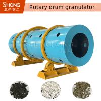 China Robust Drum Granulator for Organic Fertilizer with 95% Pellets Forming Rate and 1 Year Warranty for sale