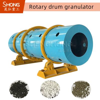 China Robust Drum Granulator for Organic Fertilizer with 95% Pellets Forming Rate and 1 Year Warranty for sale